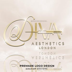 Premade Logo, for Beauty Business Owner, Salon Logo, Any Name Added ...