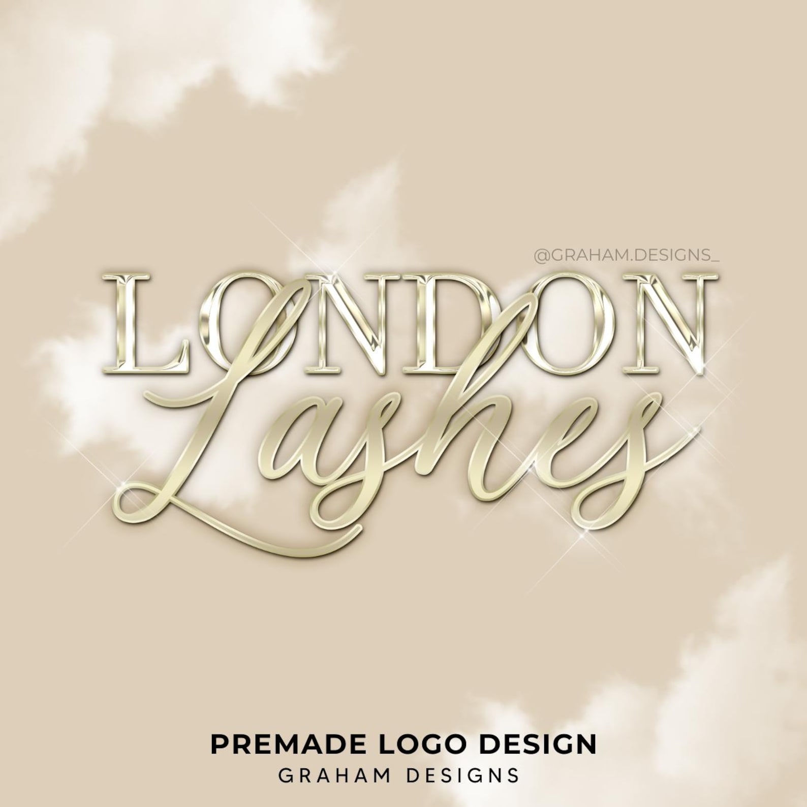 Premade Logo, for Beauty Business Owner, Salon Logo, Any Name Added ...