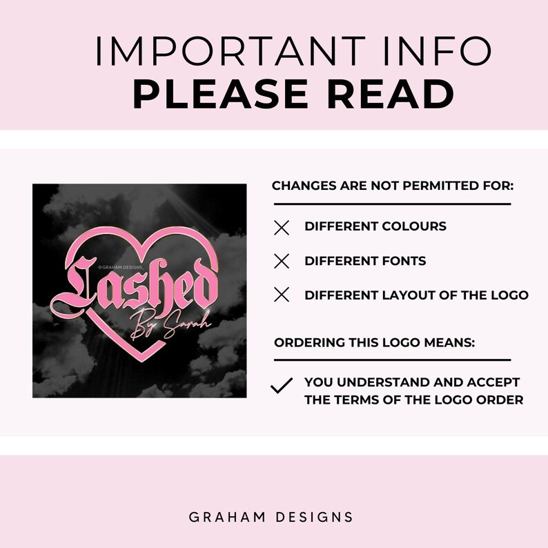 Beauty Logo Design, Premade Logo, Pink Heart, Baddie Font, Bubble ...
