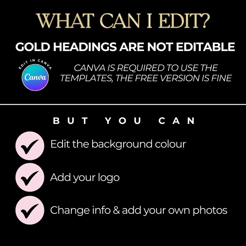 8 X Policy Instagram Templates for Christmas, Pink and Gold Instagram ...
