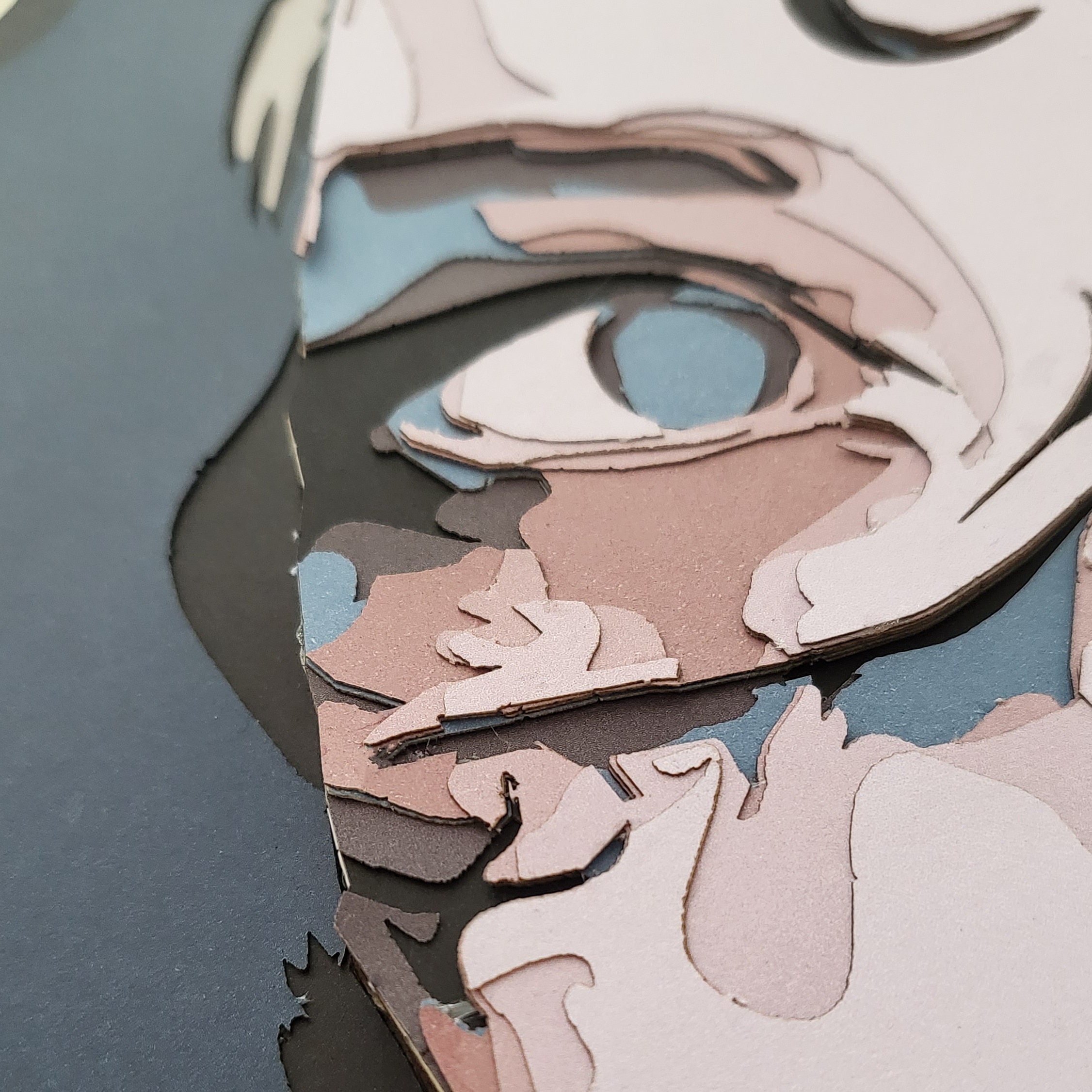 Custom Portrait From Cut Out Art 3D Style Commission From Photo ...