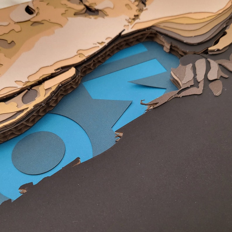 Custom Portrait From Cut Out Art 3D Style Modern Photo of Couples Bride ...