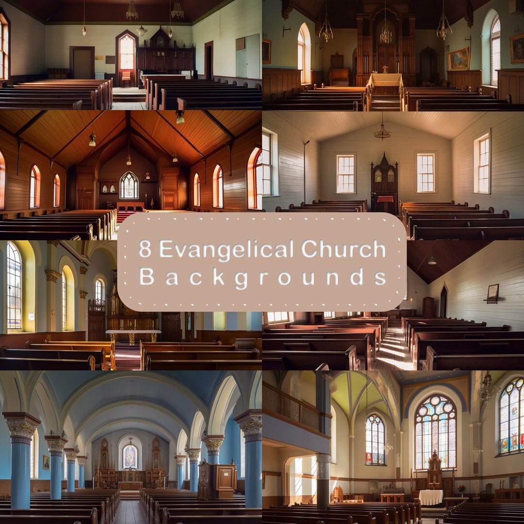8 Church Backgrounds Elevate Your Video Call Zoom Office Background AI ...