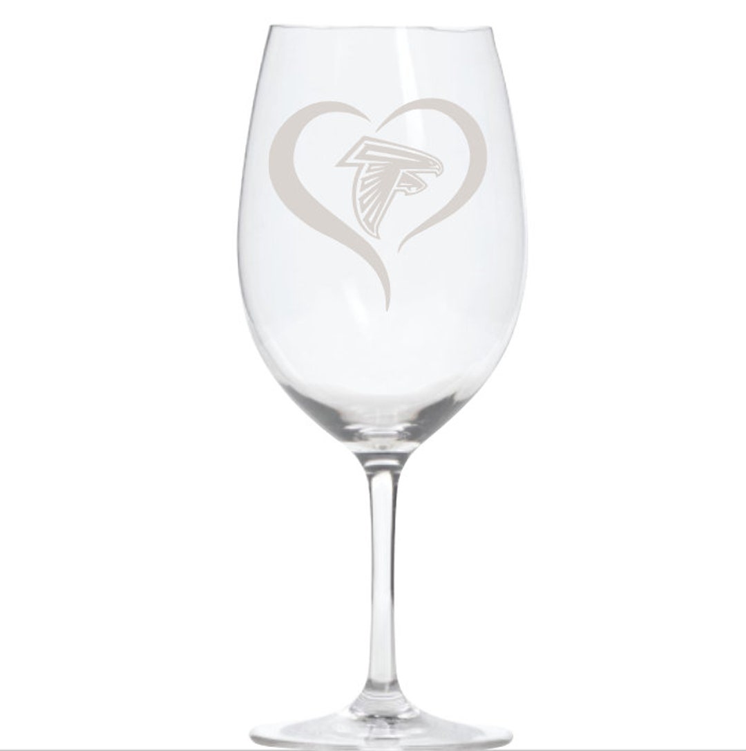 Atlanta Falcons Falcons Wine Glass NFL Falcons Falcons - Etsy