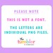 3D Inflated Puff Alphabet Sublimation PNG Letters Sublimation Doodle ...