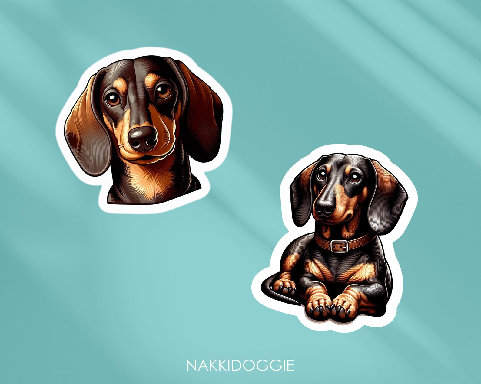 200 Cute Dachshund Sticker Bundle, Digital Stickers, for Kids ...