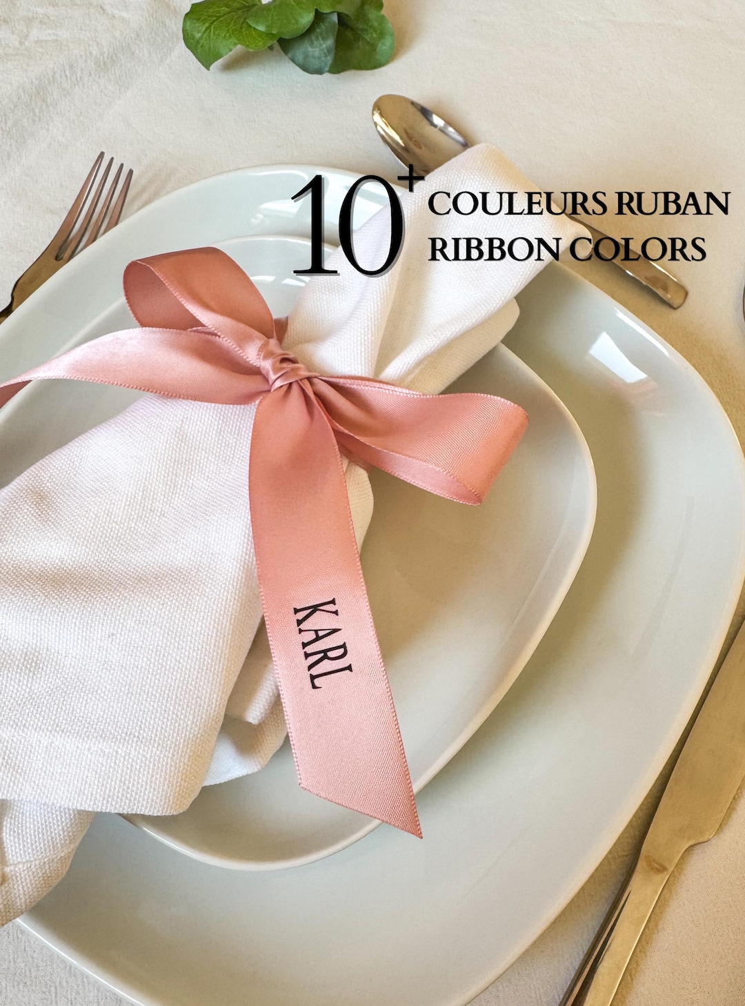 Custom Wedding Napkin Ring Holder With Name Place Tag Wedding Decor ...