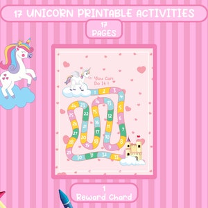17 Unicorn Coloring Pages Printables, Unicorn Activity Pages, Unicorn ...