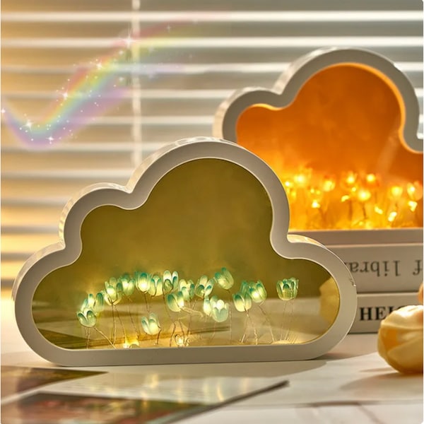 Tulip Cloud Mirror - Etsy