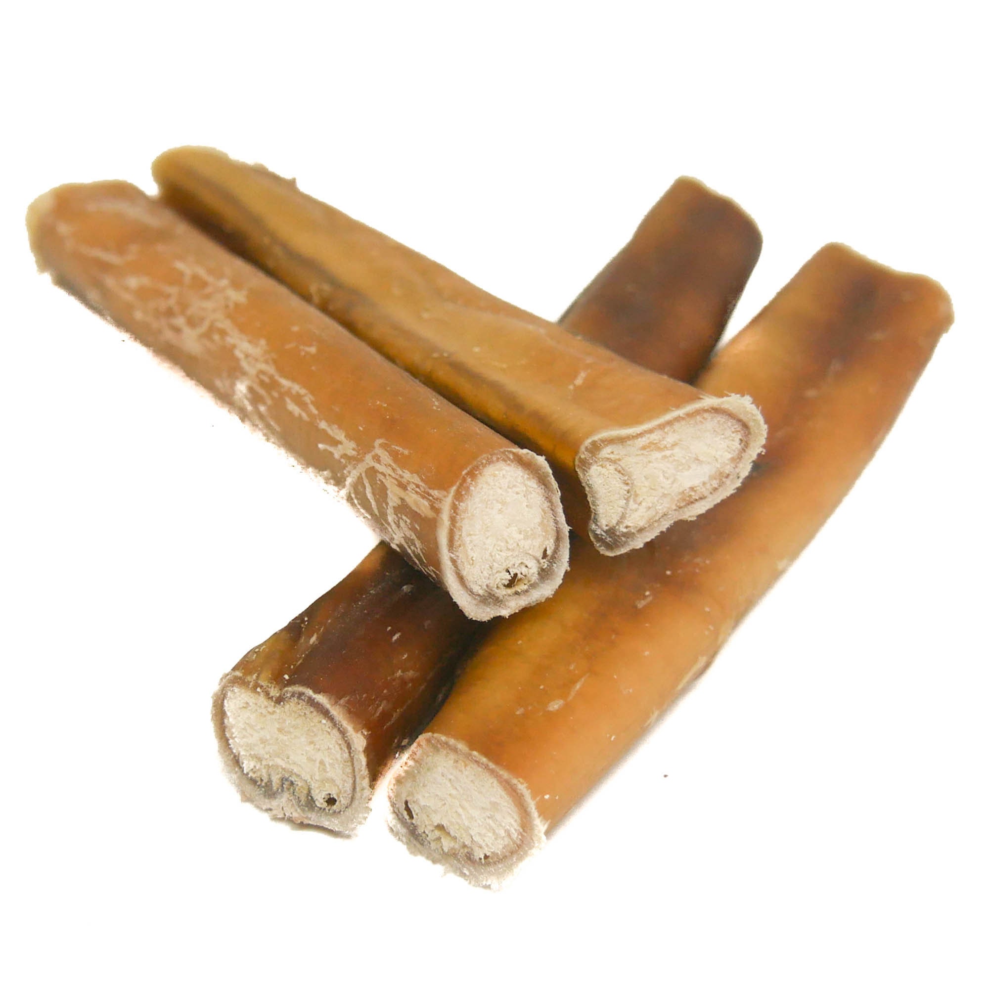 Beef Pizzle Bully Sticks, Natural Dog Dental Chews (10/20 Pieces) 12 ...