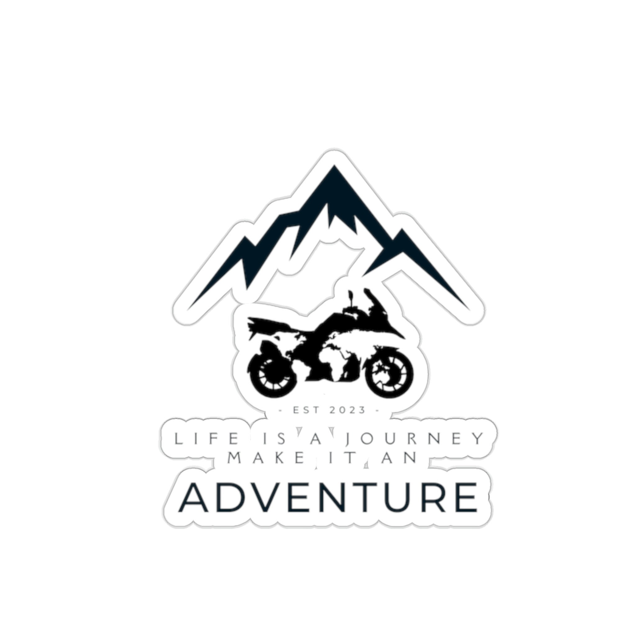 Adventurebiker Sticker | Adventure Motorcycle Sticker | Biker Sticker ...