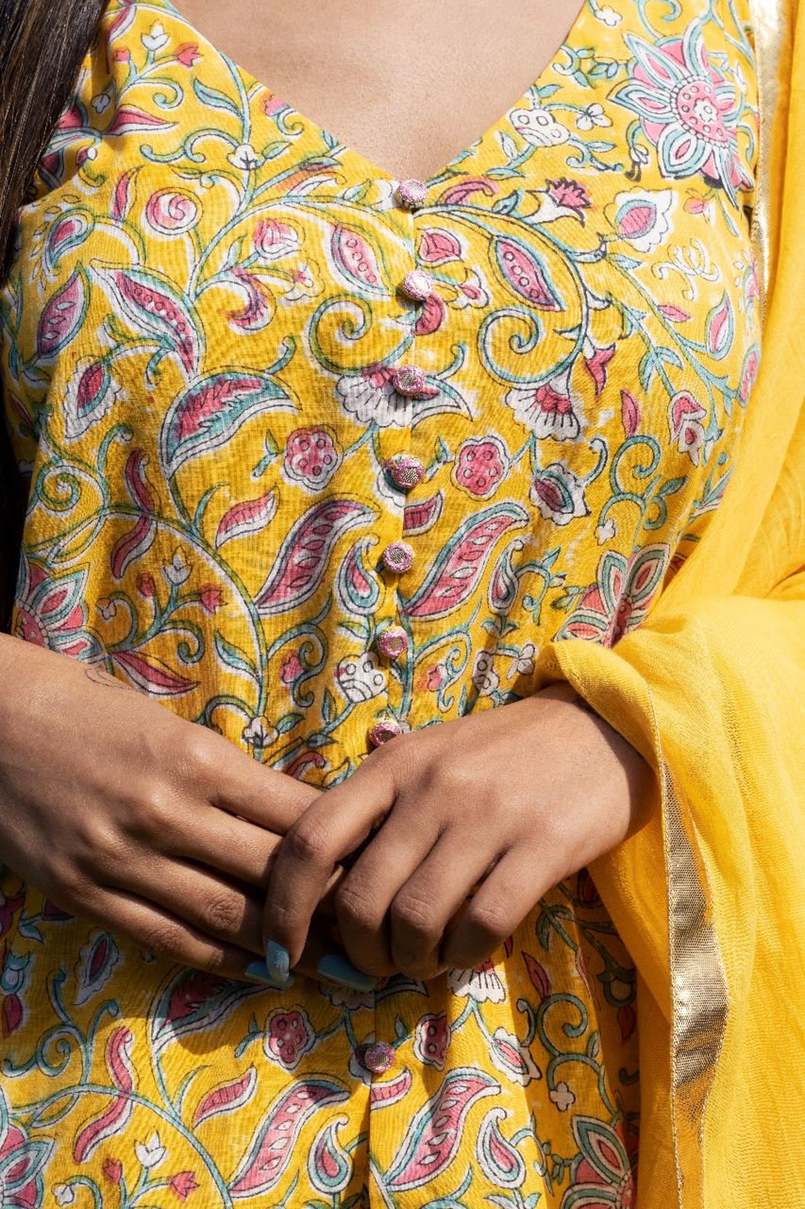 Yellow Sharara Set - Etsy