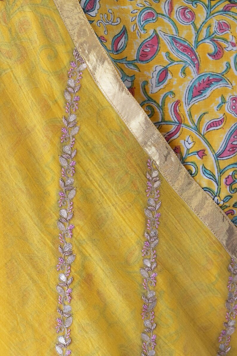 Yellow Sharara Set - Etsy