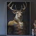 Exalted Stag in Uniform Vintage Poster Print Art Poster - Etsy