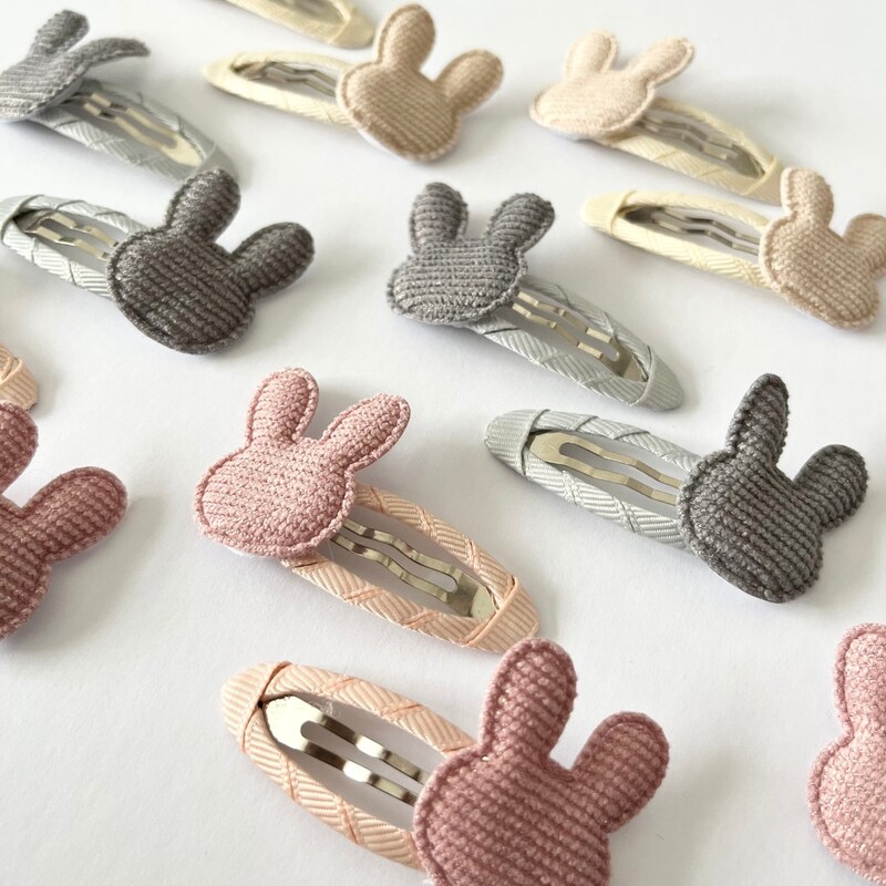 Bunny Hair Clip - Etsy