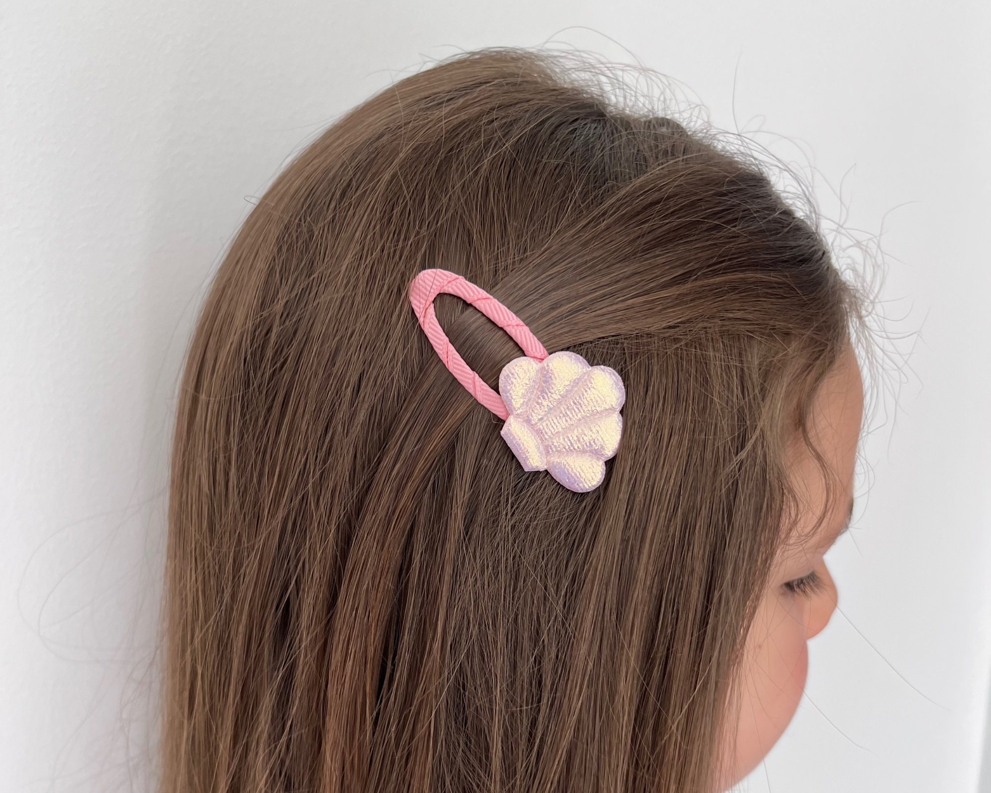 Mermaid Shell Hair Clips, Mermaid Hair Accessories, Mermaid Snap Clips ...