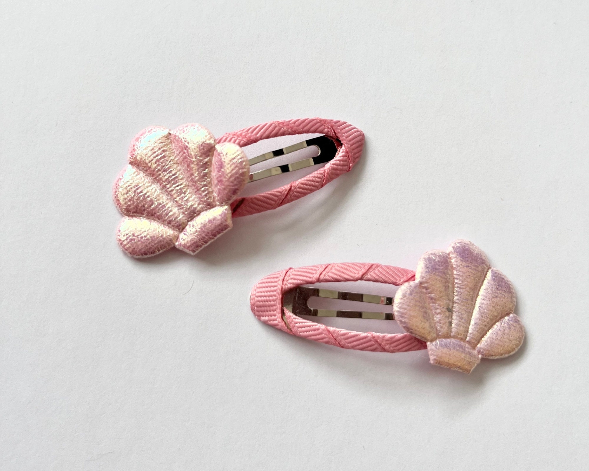 Mermaid Shell Hair Clips, Mermaid Hair Accessories, Mermaid Snap Clips ...