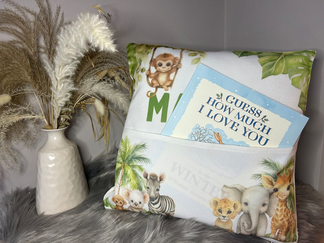 Safari Animals Reading Cushion Story Cushion, Book Cushion, Safari ...