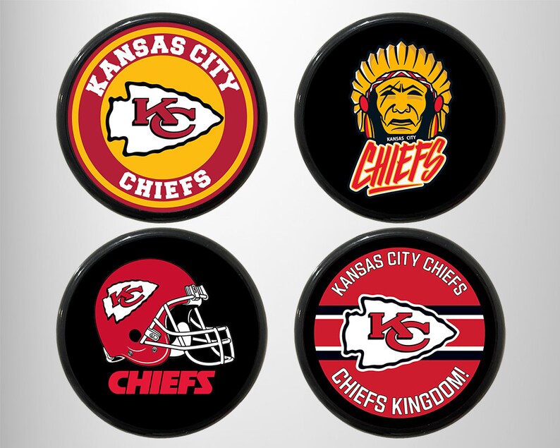 Kansas City Chiefs Coaster Set NFL Coaster Set Sports Gifts ...