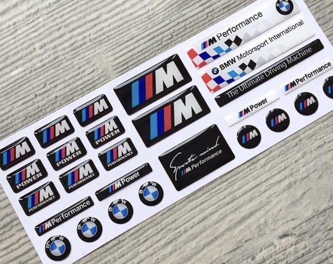 BMW Logo Decal, Bmw Decor, Bmw Symbol, Bmw Sticker, Bmw Decal Cfb 107 ...