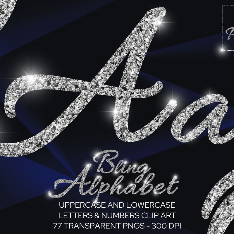 Sparkly Letters - Etsy UK