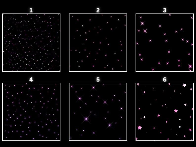 Pink Sparkle Star Overlays - PNG Clipart Glitter Overlay, Girly Pink ...