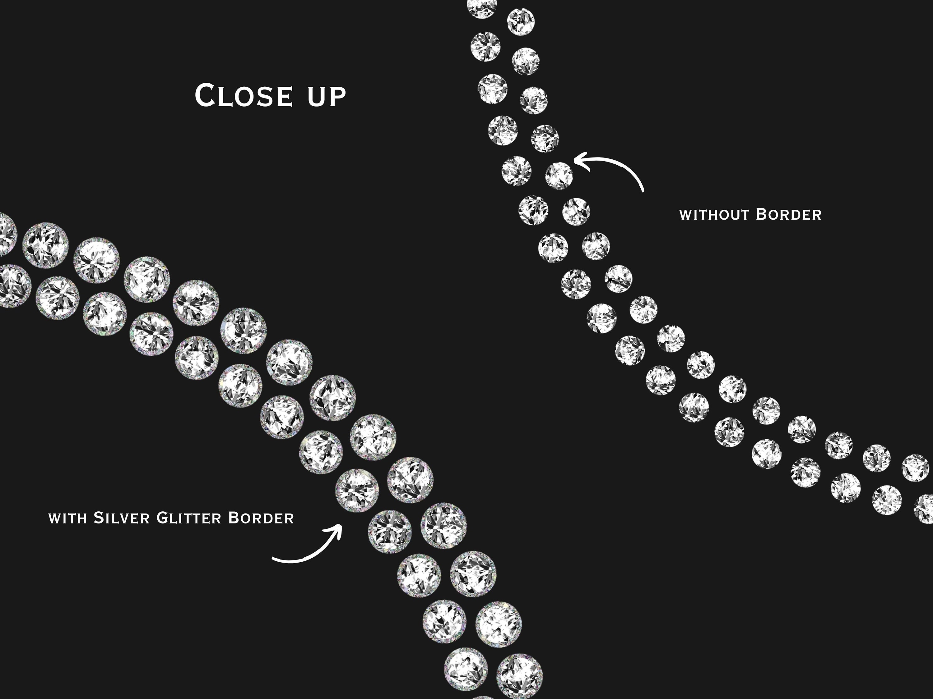 Diamond Rhinestone Frame Clipart, Bling Diamond Frame PNG Set of 20 ...