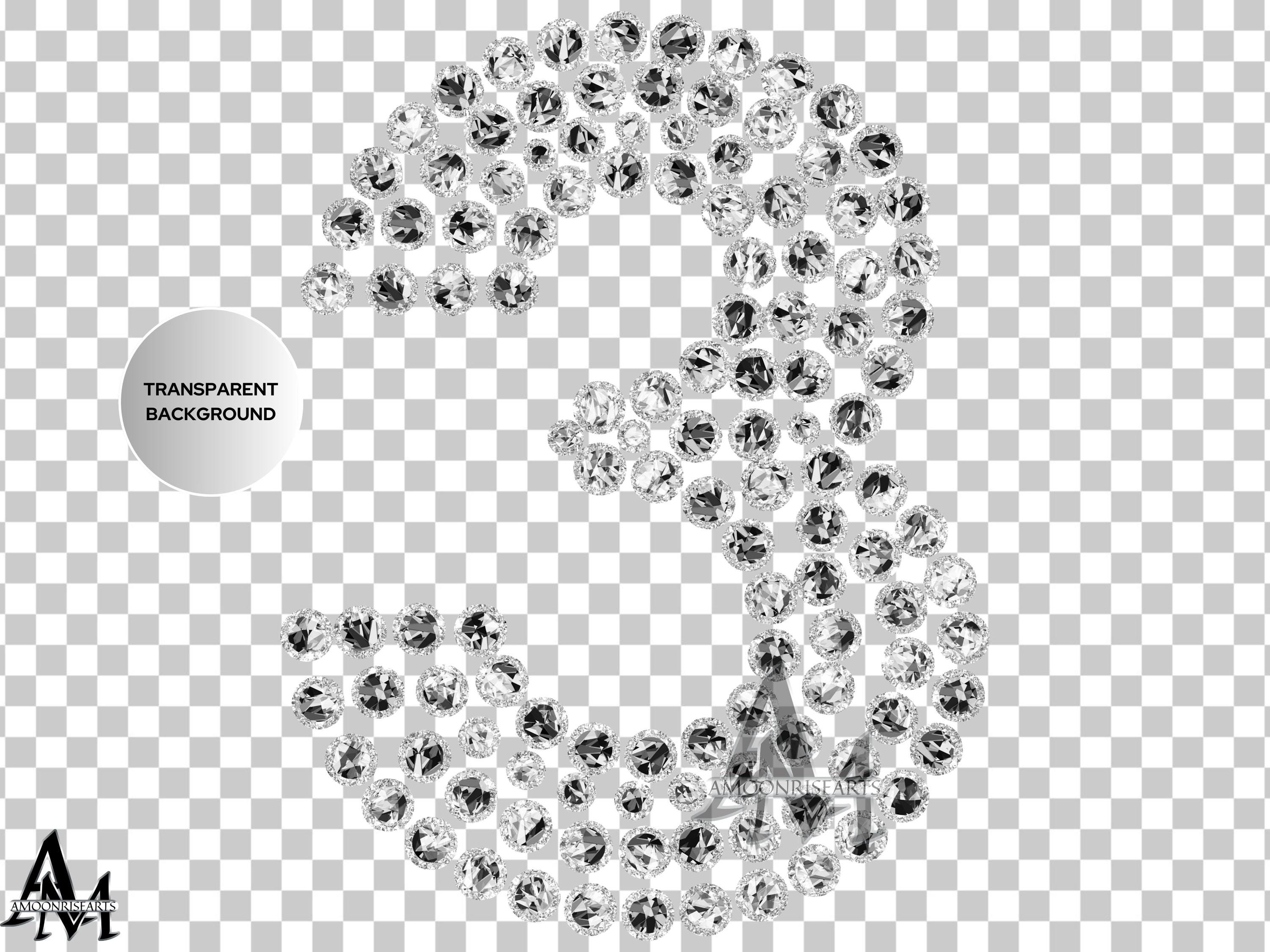 Rhinestone Diamond Number PNG Clipart, Glitter Number Clip Art, Bold ...