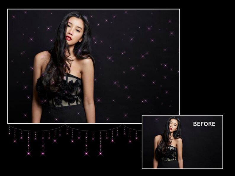 Pink Sparkle Star Overlays PNG Clipart Glitter Overlay, Girly Pink ...