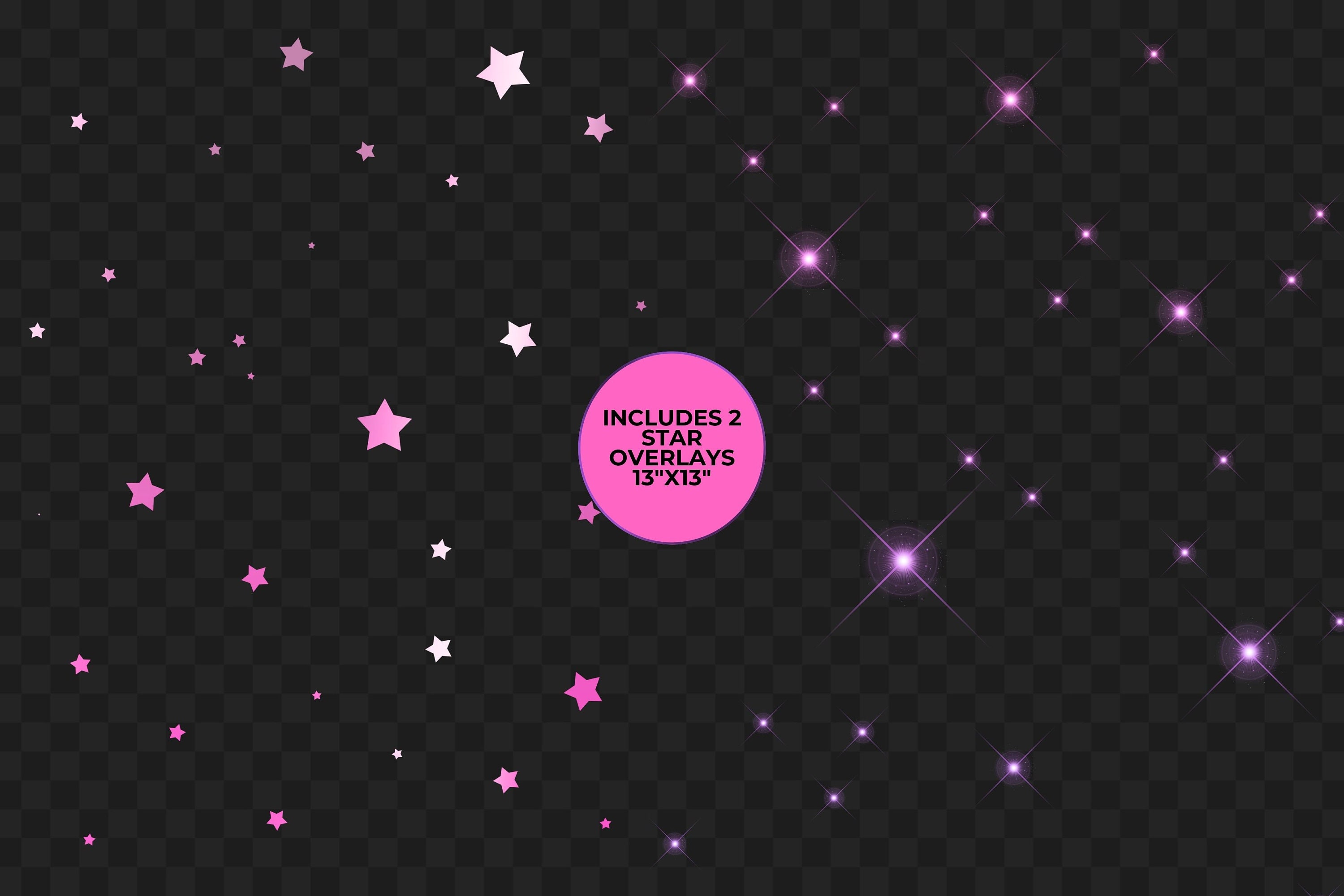 Pink Celestial Clipart, PNG Cosmic Elements Clip Art Bundle, Glowing ...