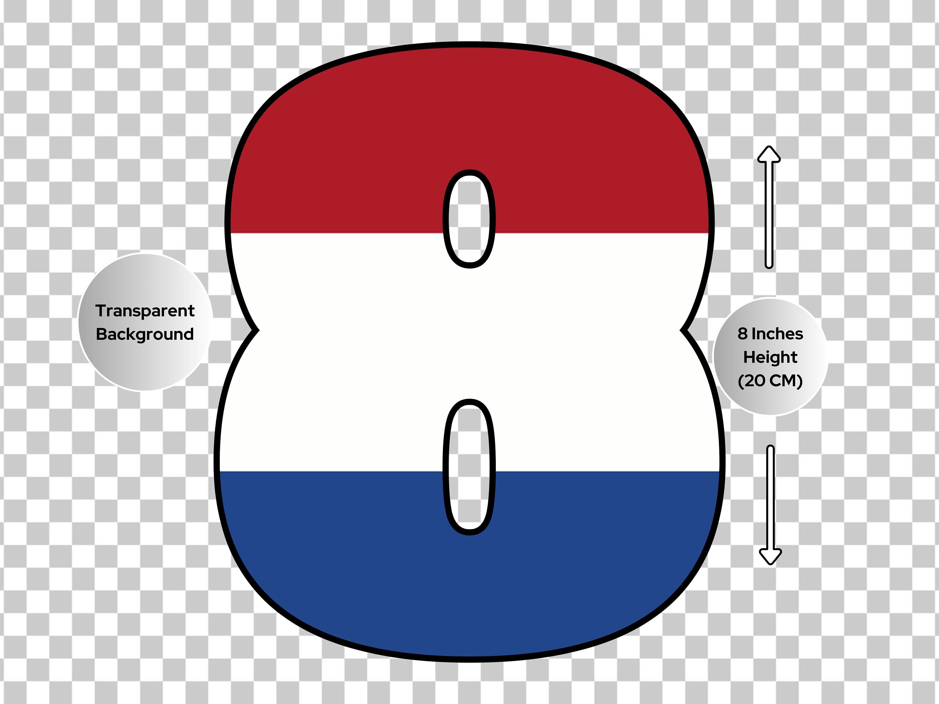 Dutch Flag Alphabet PNG Set of Netherlands Letter & Number Clipart ...