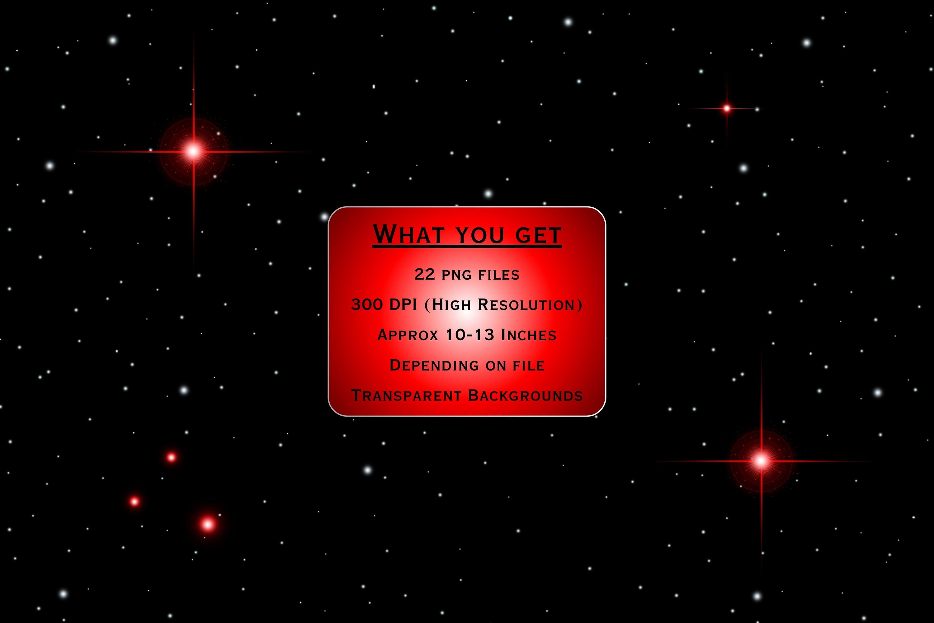 Red Stars PNG, Shooting Stars, Red Moon, Glowing Red Sparkles ...