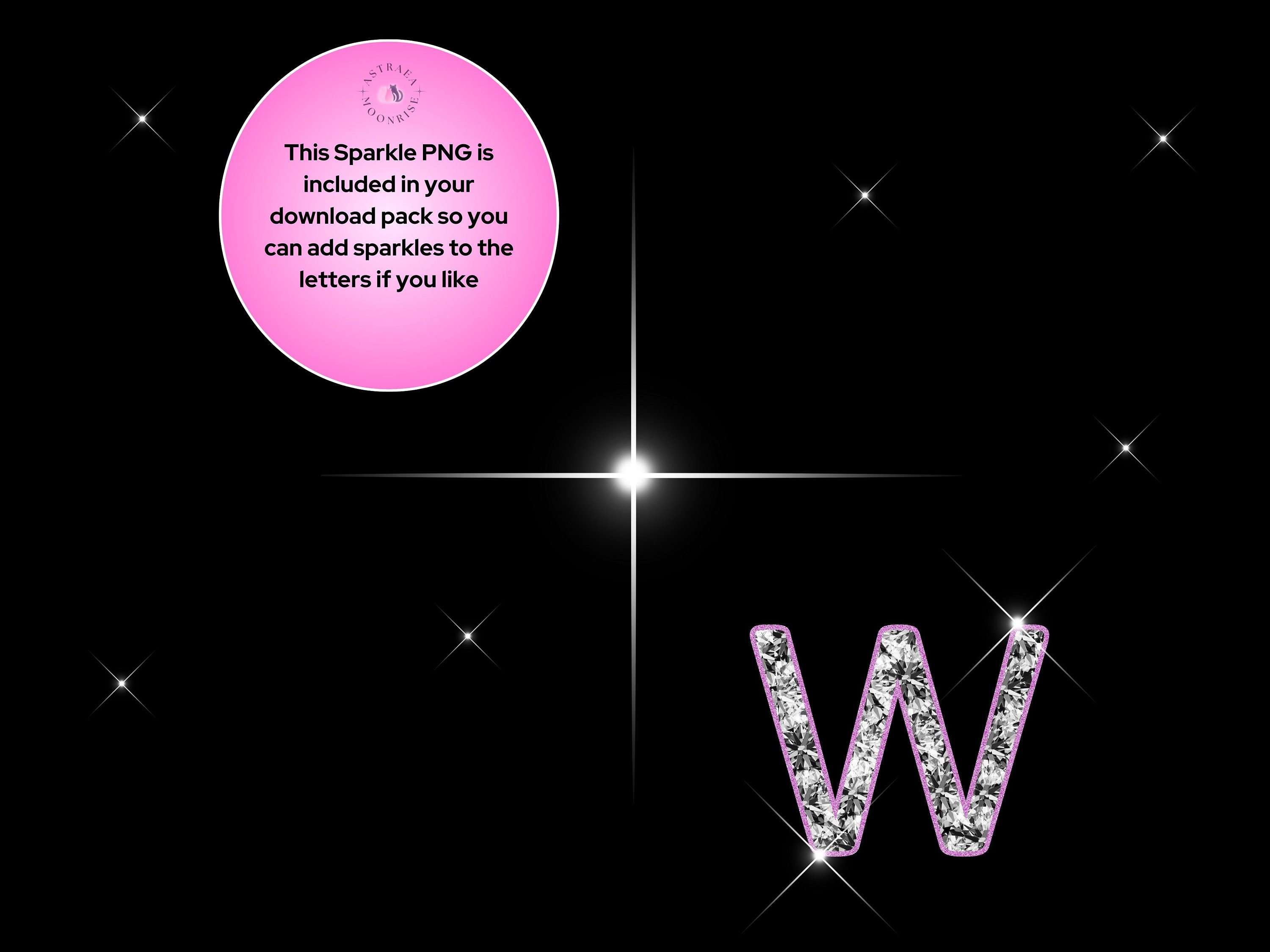 Diamond Alphabet Clipart, Pink Diamond Letters & Diamond Numbers ...