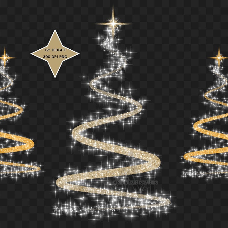 Gold Christmas Tree - Etsy