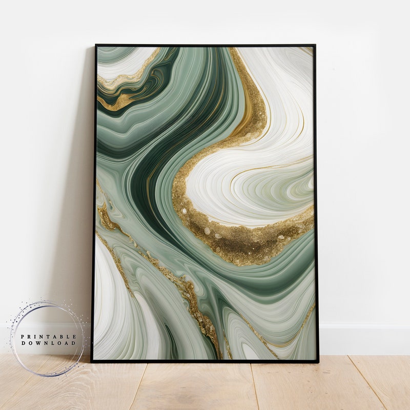 Emerald Wall Art - Etsy
