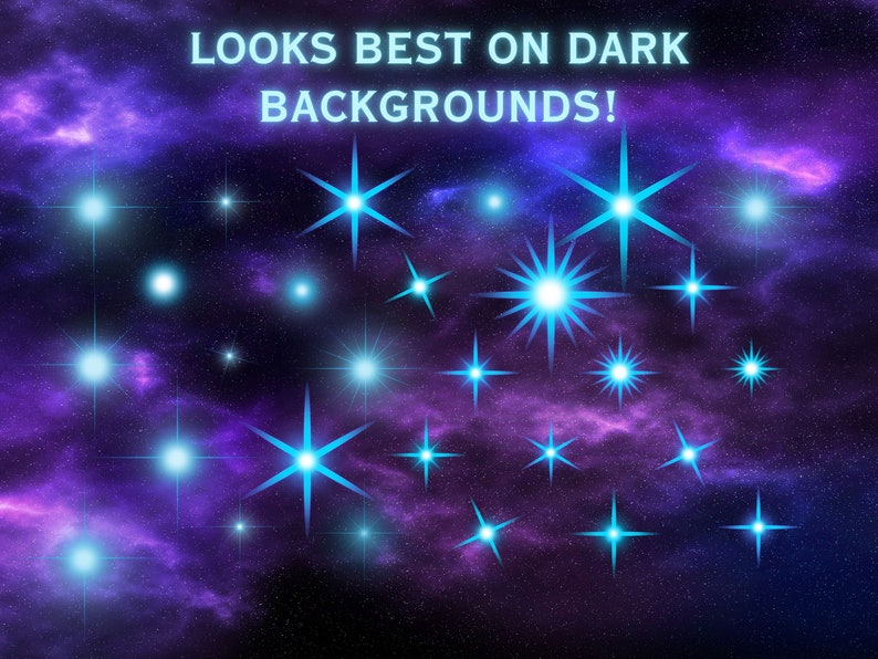 Estrella azul neón PNG, destellos de lente brillantes (descarga digital ...