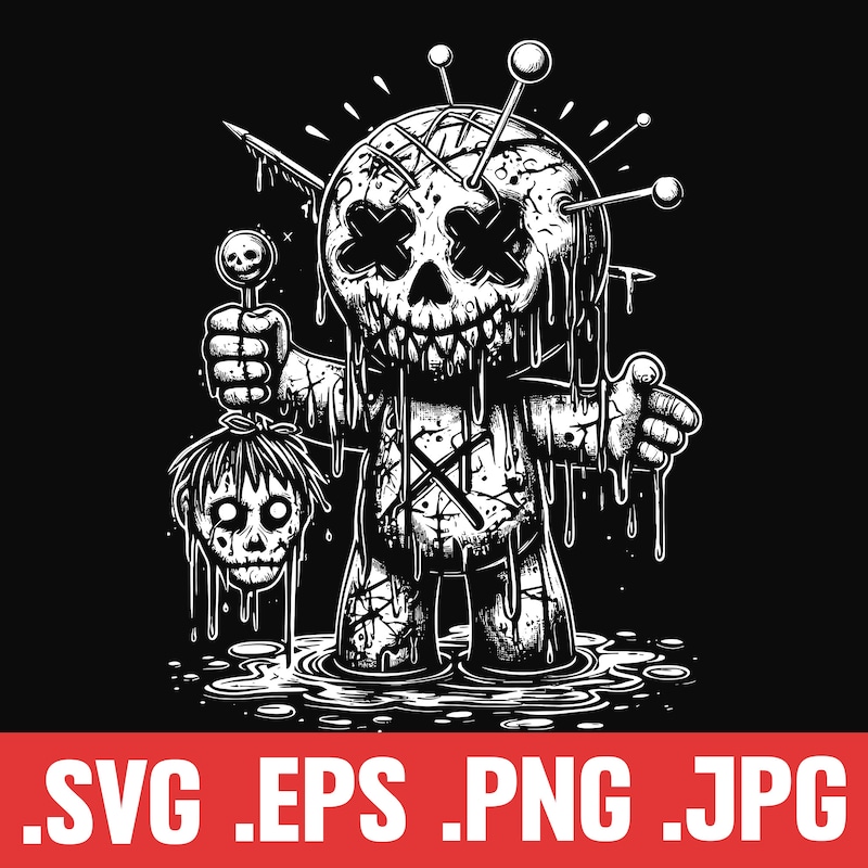 Voodoo Doll Svg - Etsy
