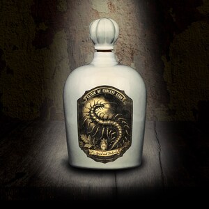 Vintage Centipede Elixir Label: Spooky Halloween Potion (digital ...