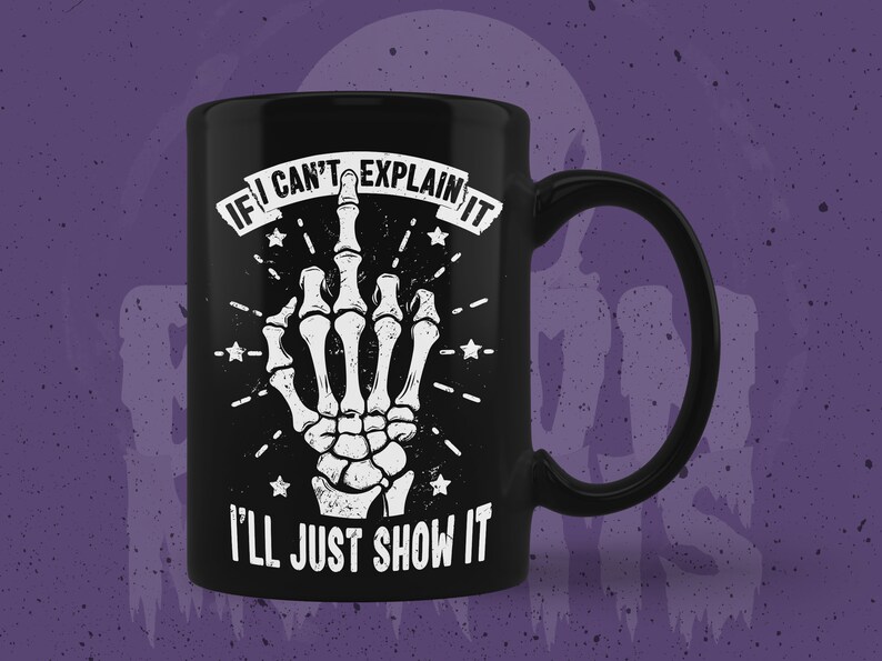 Skeleton Middle Finger SVG, Obscene Hand Gesture PNG, Rude Skeleton ...