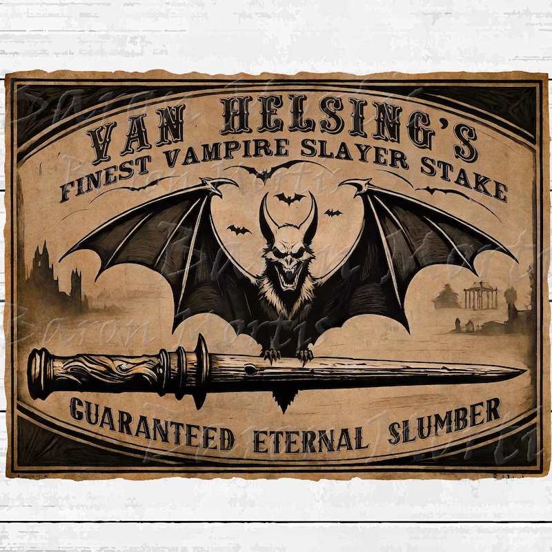 Vampire Hunter Clipart - Etsy