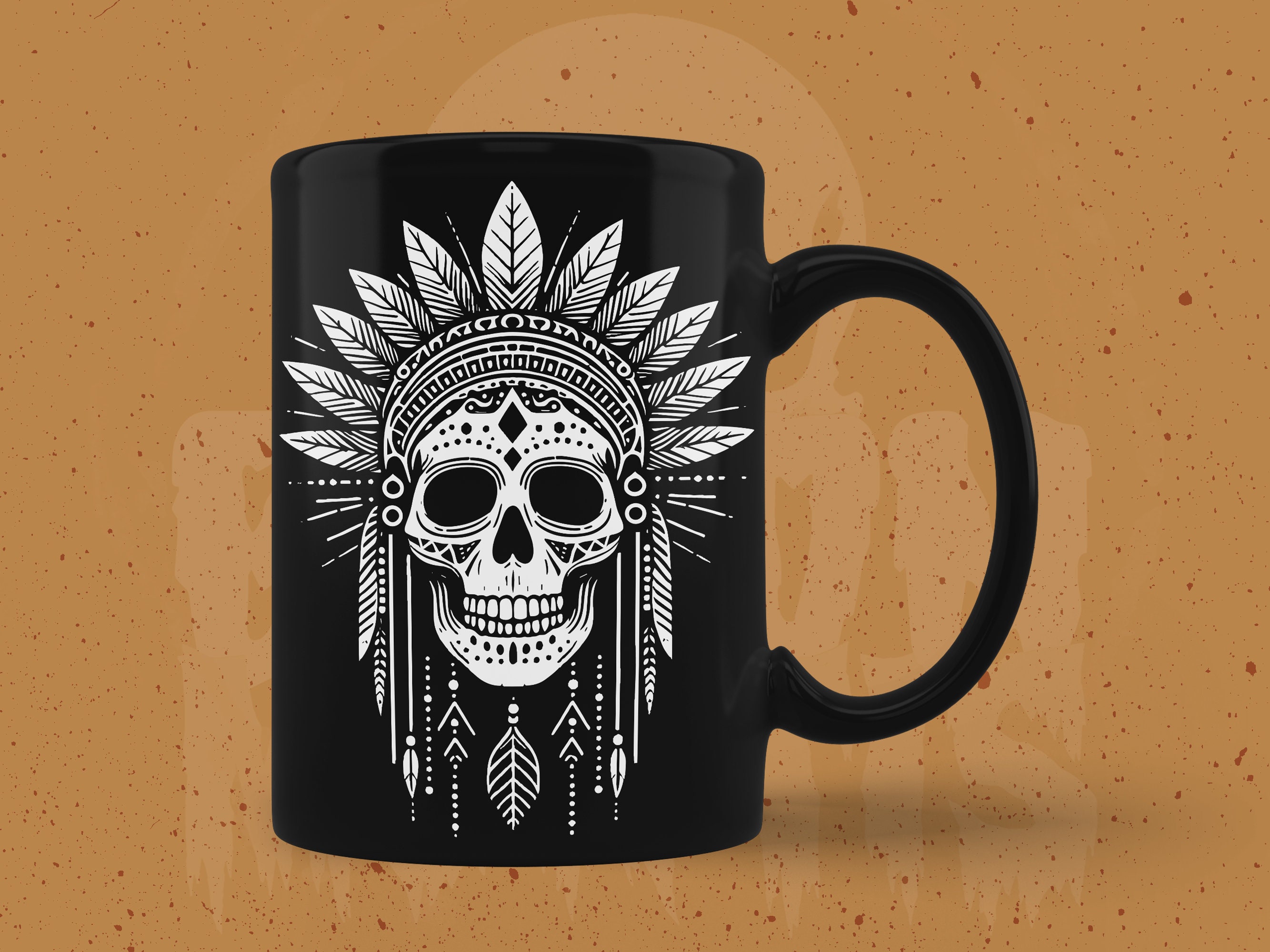 Boho Skull SVG Native American Vector Navaho Heritage - Etsy