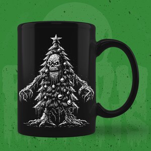 Christmas Tree Zombie SVG, Gory Zombie PNG, Christmas Horror Vector ...