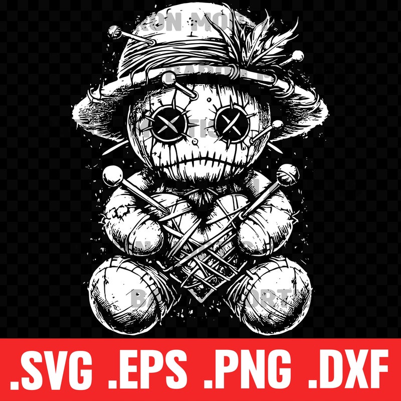 Voodoo Doll Svg - Etsy