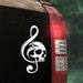 Treble Clef Skull SVG, Printable Skull Stencil, Horror Musical Note PNG ...