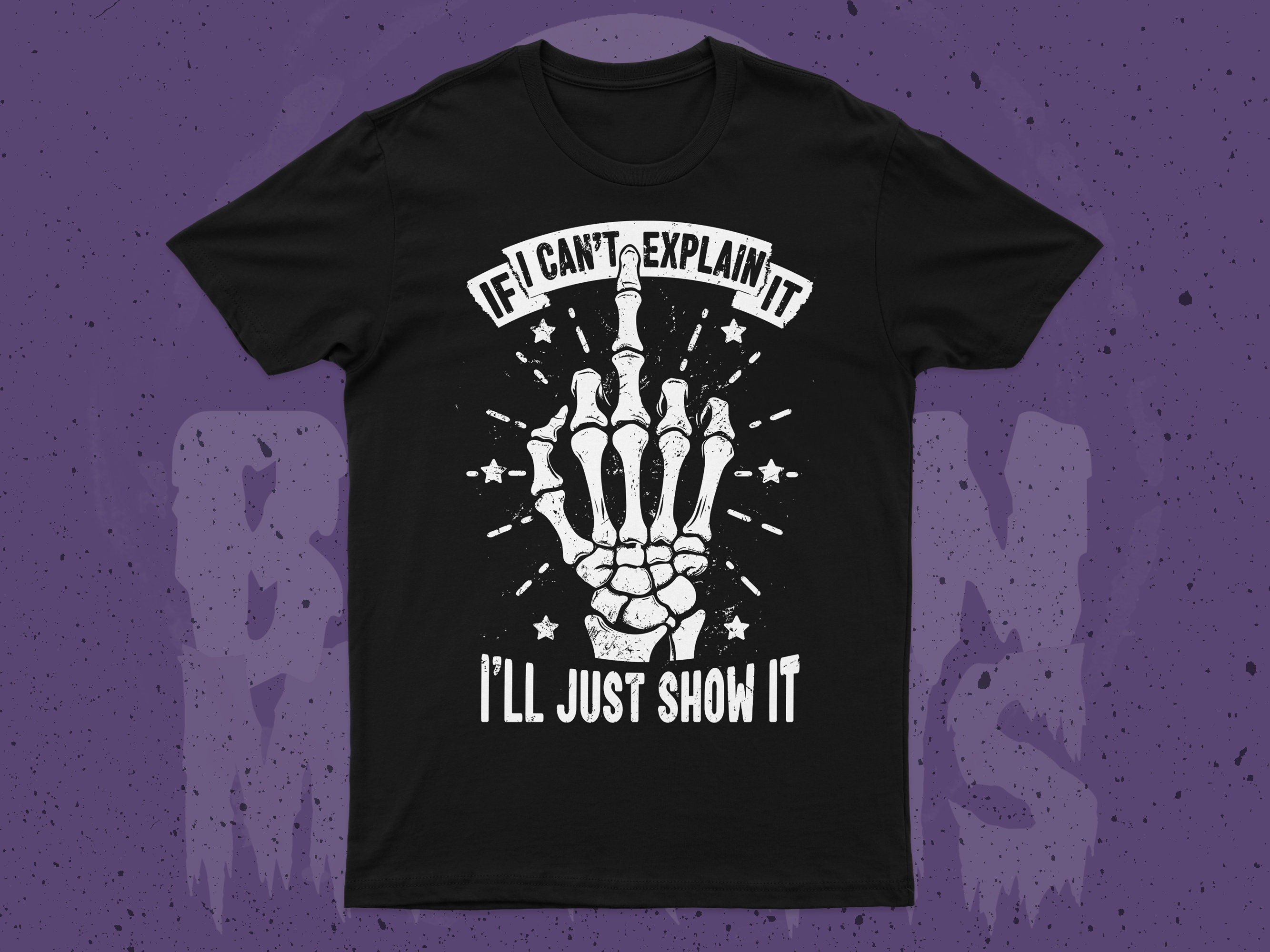 Skeleton Middle Finger SVG, Obscene Hand Gesture PNG, Rude Skeleton ...