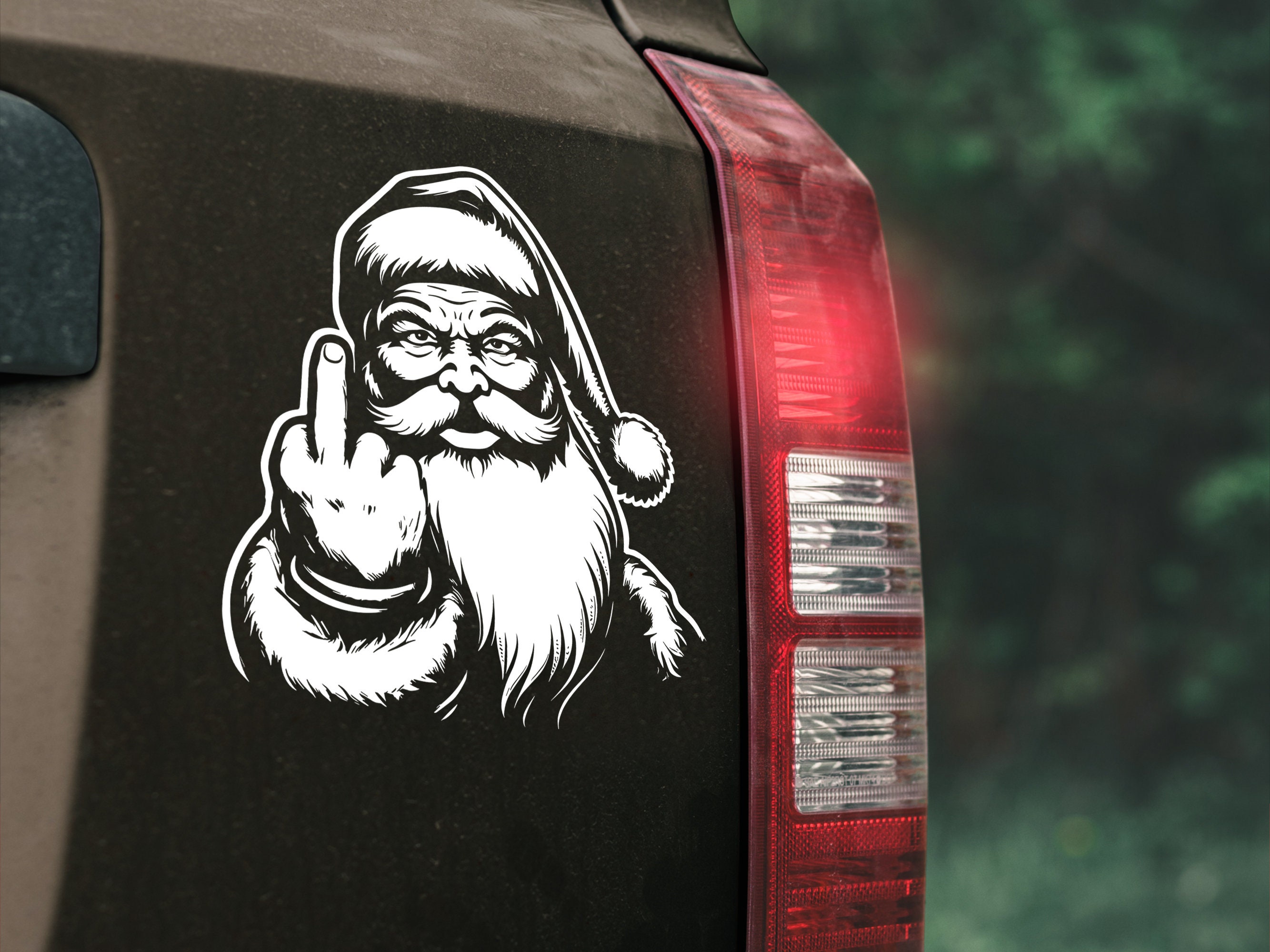 Santa Claus Vector, Flipping the Bird, Hilarious Secret Santa Gifts, Merry Christmas From Our ...