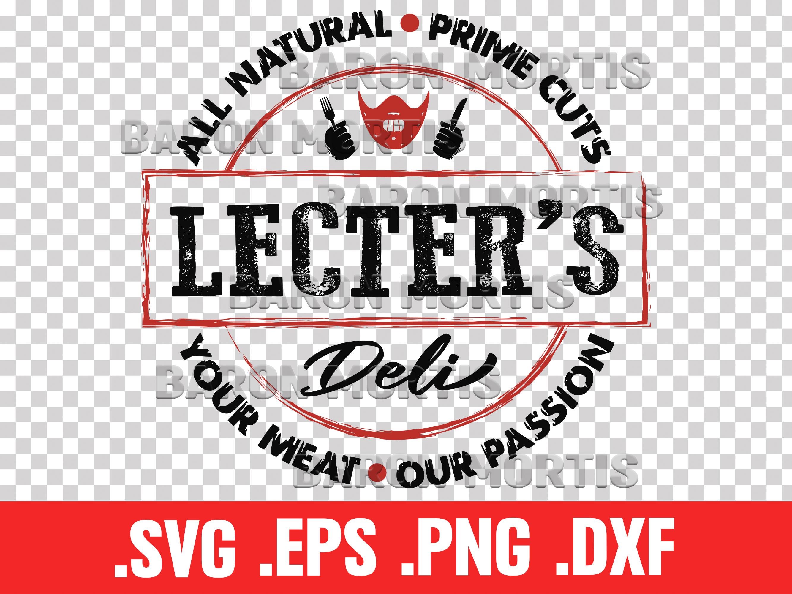 Lecter's Deli Horror SVG, Halloween Printable Vector for White T-shirt ...