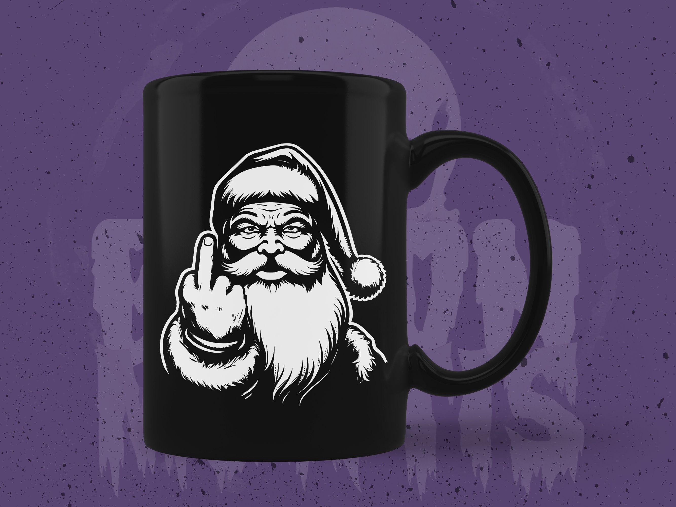 Santa Claus Vector, Flipping the Bird, Hilarious Secret Santa Gifts ...