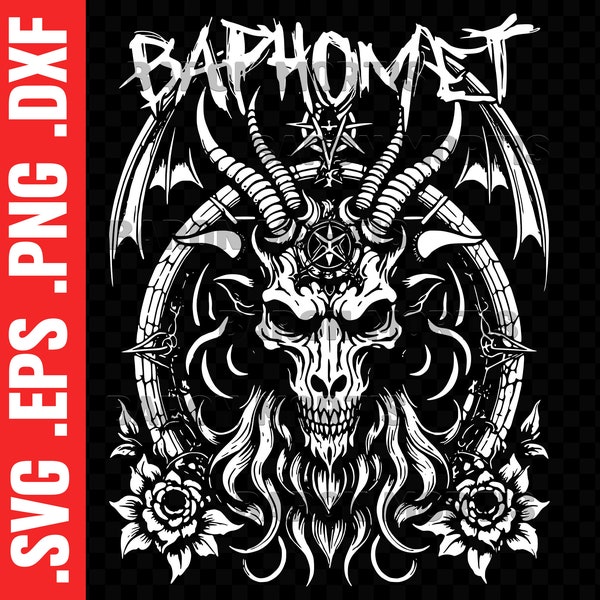 Baphomet Stencil - Etsy