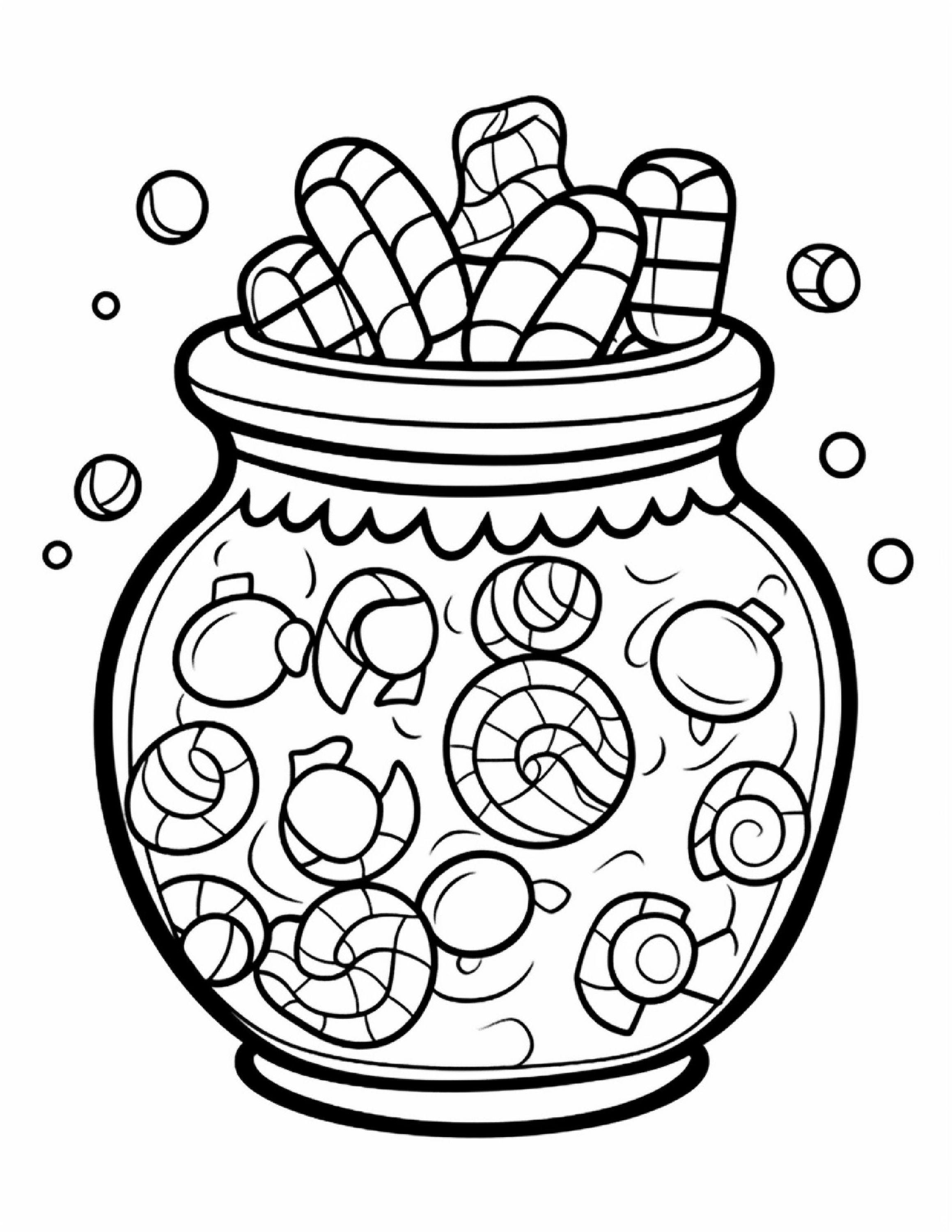 Kawaii Candy Coloring Pages for Kids 200 - Etsy